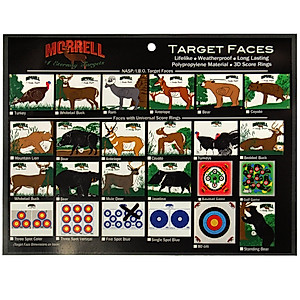 Morrell NASP 80cm Polypropylene Target Face 80cm, White, UNT (57543)