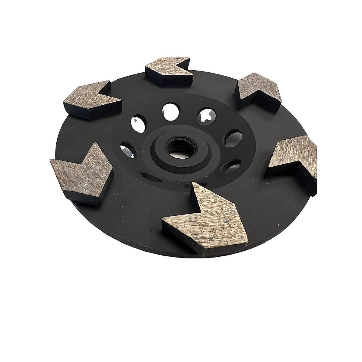 5” Diamond Grinding Cup Wheel Arrow Diamond Segment for Concrete Epoxy Glue Mastic Paint and Coating Removal 5/8-11” Thread