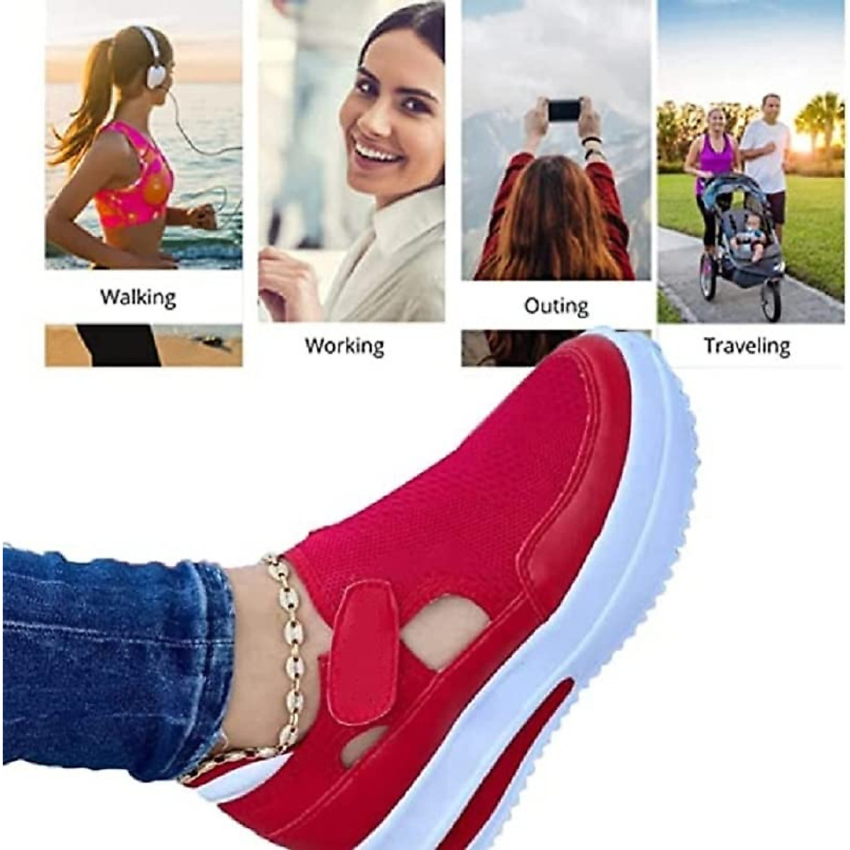 Spring Sneakers Women Casual Breathable Sport Shoes,Comfy Canvas Shoes Women Fashion Trainers Shoes Mesh Shoes