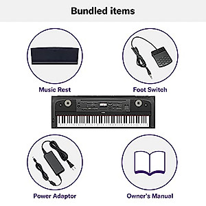 Yamaha, 88-Key Digital Pianos-Home (DGX670B)