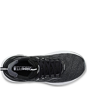 Saucony Echelon 9, Running Shoe Womens, Black/White, 8.5