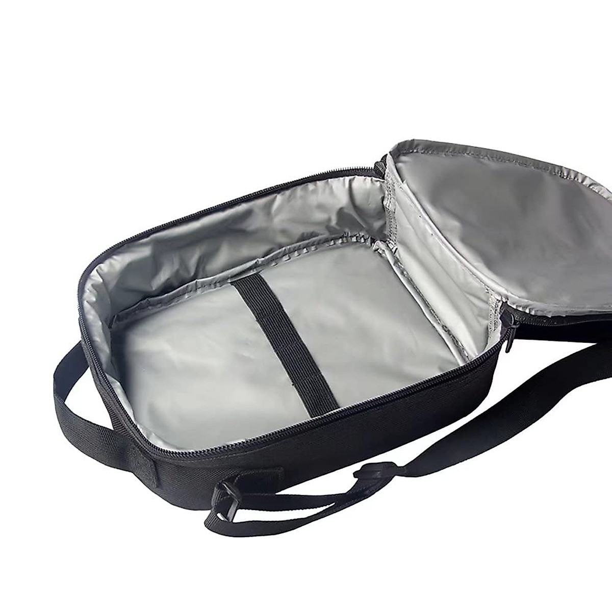 Sannovo Ice Hockey 3D Print School Picnic Container Thermal Lunch Tote Picnic Thermal Bag