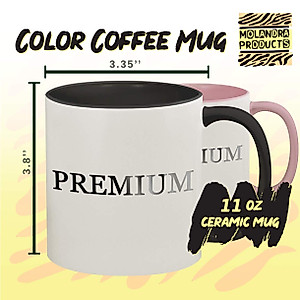 Molandra Products Bonsai Whisperer - 11oz Ceramic Colored Inner & Handle Coffee Mug, Maroon