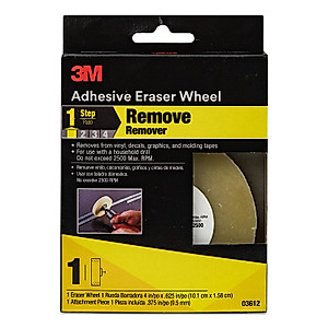 3M 03612 4" x 5/8" Adhesive Eraser Wheel