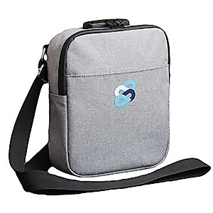 SOLIT Smell Proof Bag with Combination Lock | Activated Carbon Lining | Odor Proof Material | Crossbody Sling Bag | Waterproof Shell | Medicine Bag | Advanced SBS Zipper
