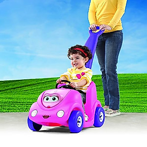 Step2 Push Around Buggy Kids Push Car, Ride On Car with Seat Belt and Horn, Toddlers 18 - 36 Months, Max Weight 50 lbs., Easy Storage, Ideal Stroller Substitute, Pink