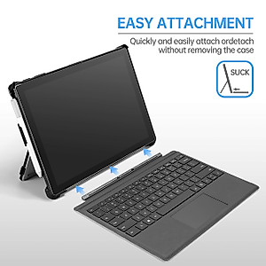 Surface pro 7 Case, Microsoft Surface Pro Cover, Shockproof Protective Skin Covers Sleeve for Surface Pro 7 Plus/Surface Pro 7 / Surface Pro 6 / Surface Pro 5 / Surface Pro 4 with Pencil Holder