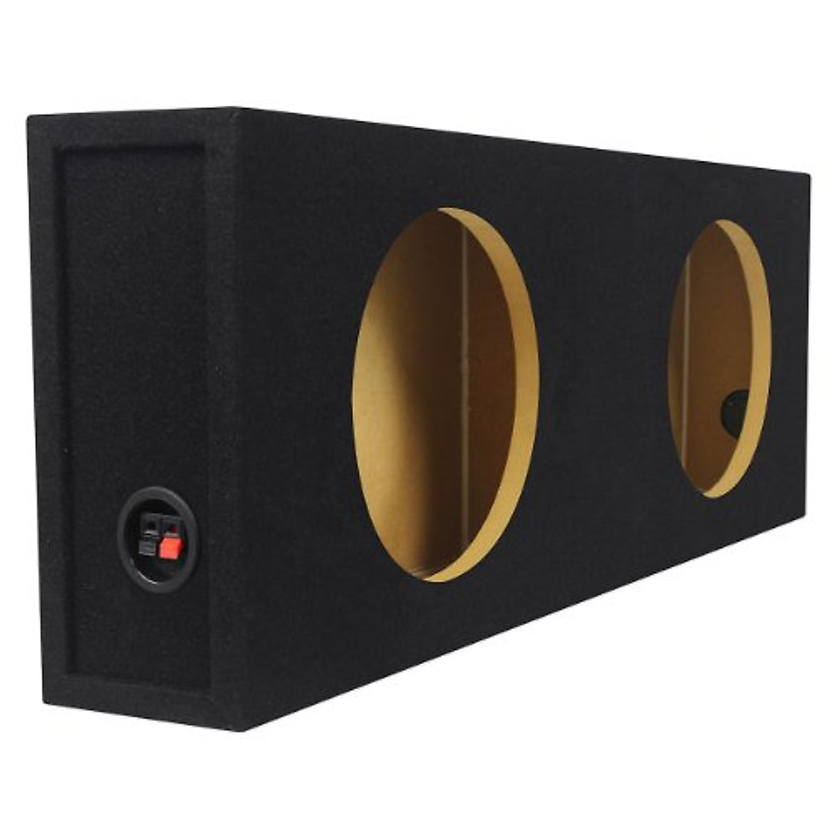 RockvilIe RDSM10 Dual 10" Shallow Mount 0.56 Cu Ft Car Sub Enclosure Box