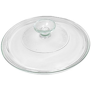 Corningware French White 2.5 Quart Fluted Round Glass Lid