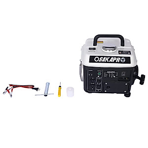 WIILAYOK Portable Generator, 900 Watts Gas Powered Generator for Backup Home Use & Outdoors Camping Low Noise Ultra Lightweight EPA III and CARB Compliant (Black ＆ White)