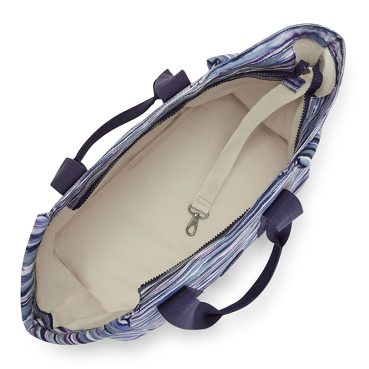 Kipling Art M Pet Tote Bag Brushed Stripes Brush Stripes