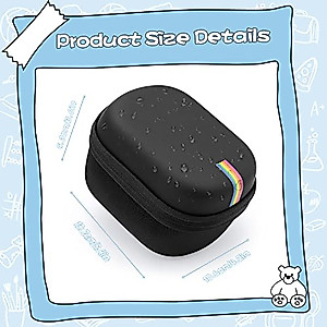 Yinke Case Album for Polaroid Go Instant Mini Camera (9035), Hard Organizer Portable Carry Travel Cover Storage Bag（Black）