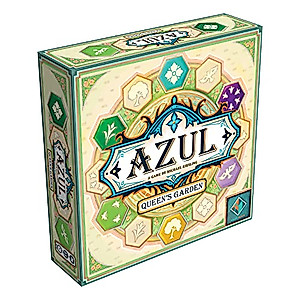 Azul Queen's Garden Board Game - Create a Royal Paradise! Mosaic Tile Placement Strategy Game for Kids and Adults, Ages 10+, 2-4 Players, 45-60 Minute Playtime, Made by Plan B Games