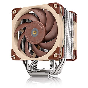 Noctua NH-U12A, Premium CPU Cooler with High-Performance Quiet NF-A12x25 PWM Fans (120mm, Brown) for Desktop