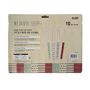 LENITH [Pack of 10] NEW CLIO Designer Toothbrush My Brush Set
