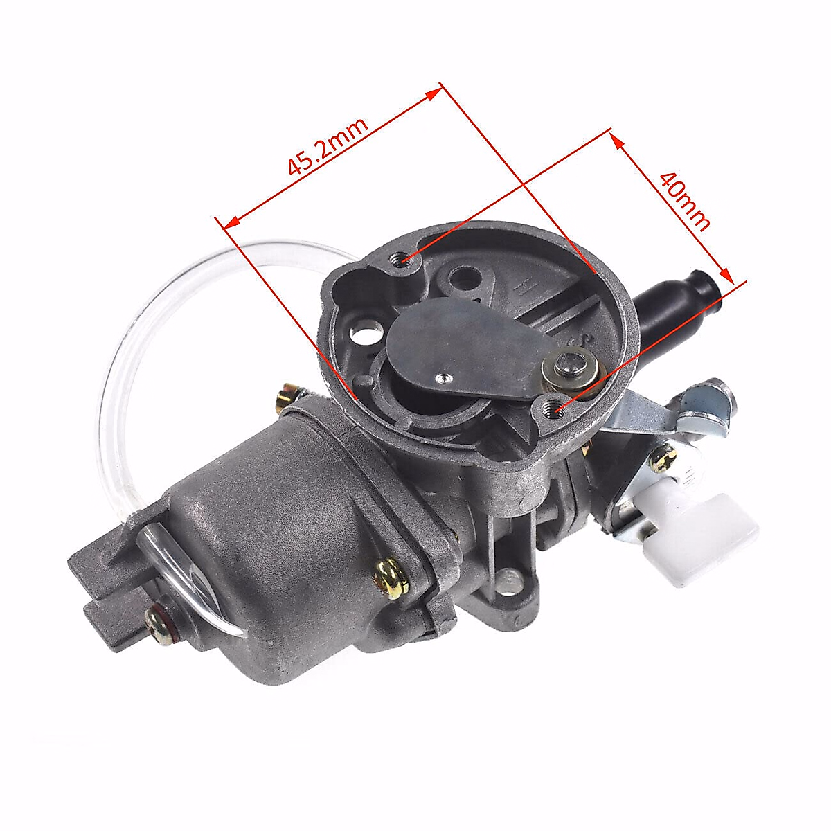 Carburetor Carb for 50cc SYX Moto Holeshot Kids Mini Dirt Bike, 47 49cc 50cc 2 Stroke Pocket Rocket Dirt Bike Mini ATV Quad L