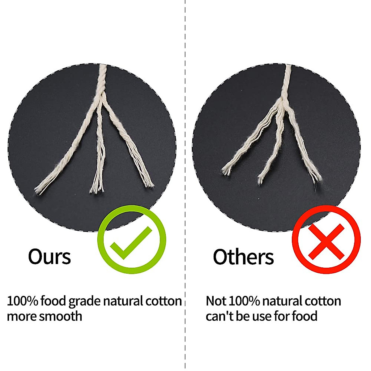 Vivifying Butchers Twine, 328 Feet 3Ply Cotton Bakers Twine, Food Safe Cooking String for Tying Meat, Making Sausage, Trussing Turkey, Roasting and Packing (Beige)