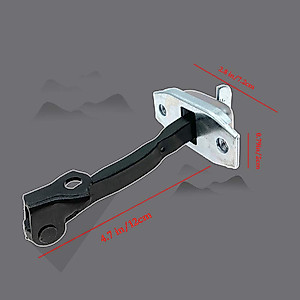 Door Check Strap Stopper Jam Hinge Driver Front LH Left or RH Right Fits 2003-2009 Toyota Corolla Matrix Prius Pontiac Vibe Replace 68610-02061 68620-02061 68630-02060