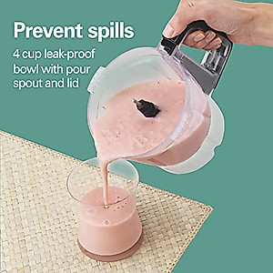 Hamilton Beach Stack & Snap 4-Cup Mini Food Processor & Vegetable Chopper, 250 Watts, for Slicing, Shredding, and Puree, Black (70510)