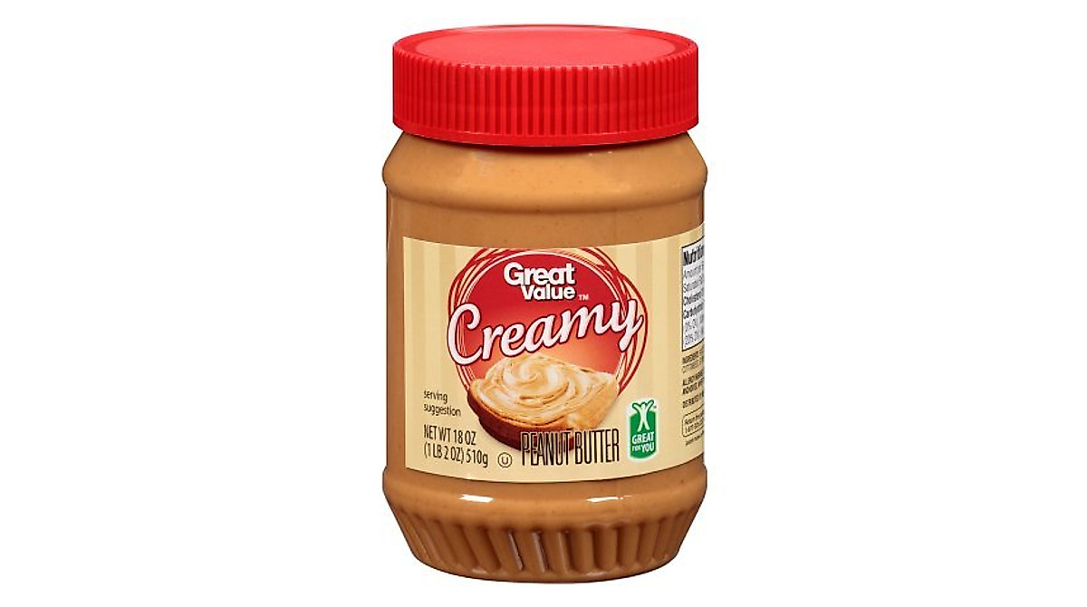 Great Value Creamy Peanut Butter - Smooth & Versatile 18 oz
