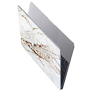 Timocy Compatible with MacBook Pro 13 inch Case (A2159/A1706/A1989/A1708) 2016-2019 Version with Touchbar,Marble Plastic Hard Shell Case with Keyboard Cover, Screen Protector,Abstract Slash Marble