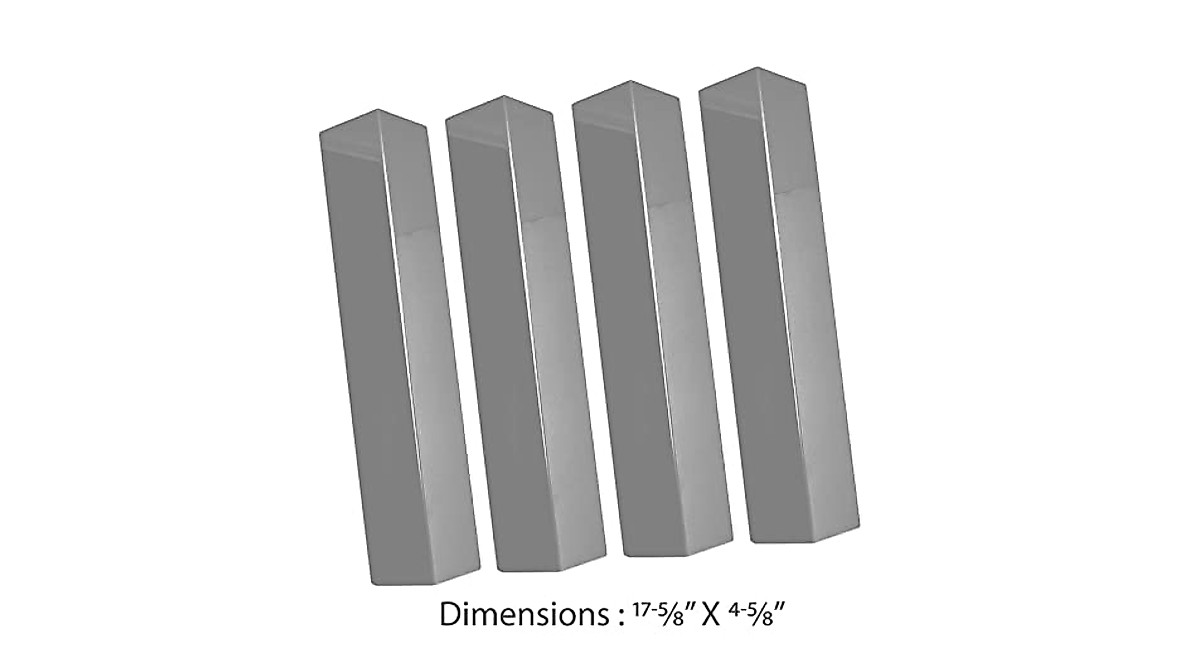 Stainless Steel Grill Heat Plates 4-Pack for Bull, Costco & Urban Islands