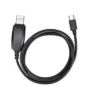 Retevis RT22P RT20 RB66 B3H Programming Cable, Compatible RT22P B3H B3S B3B RT20 RT65 RB19 RB19P RT45P RB66 Two Way Radio, Black Original USB Charging Cable,USB Programming Charging Cable(1 Pack)