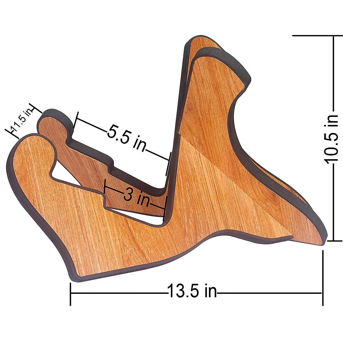 GLEAM Guitar Stand - Universal Wooden for Acoustic Electric Guitar and Bass X-Frame Style Portable String Instrument Holder with Soft Foam Covering