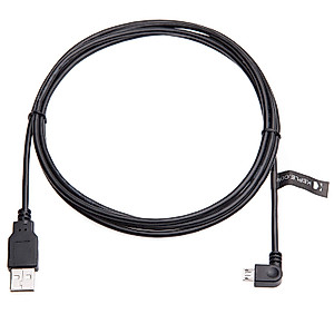 Tomtom Right Angle Micro USB Cable Cord Charging in Car for Via 52, 62, 110, 120, 125, 130, 135, 180, 220, 225, 260, 280 / Via Live 120, 125, 130, 135, 1605TM, 1405TM, 1435M | Tom Tom 90 Degree (3ft)