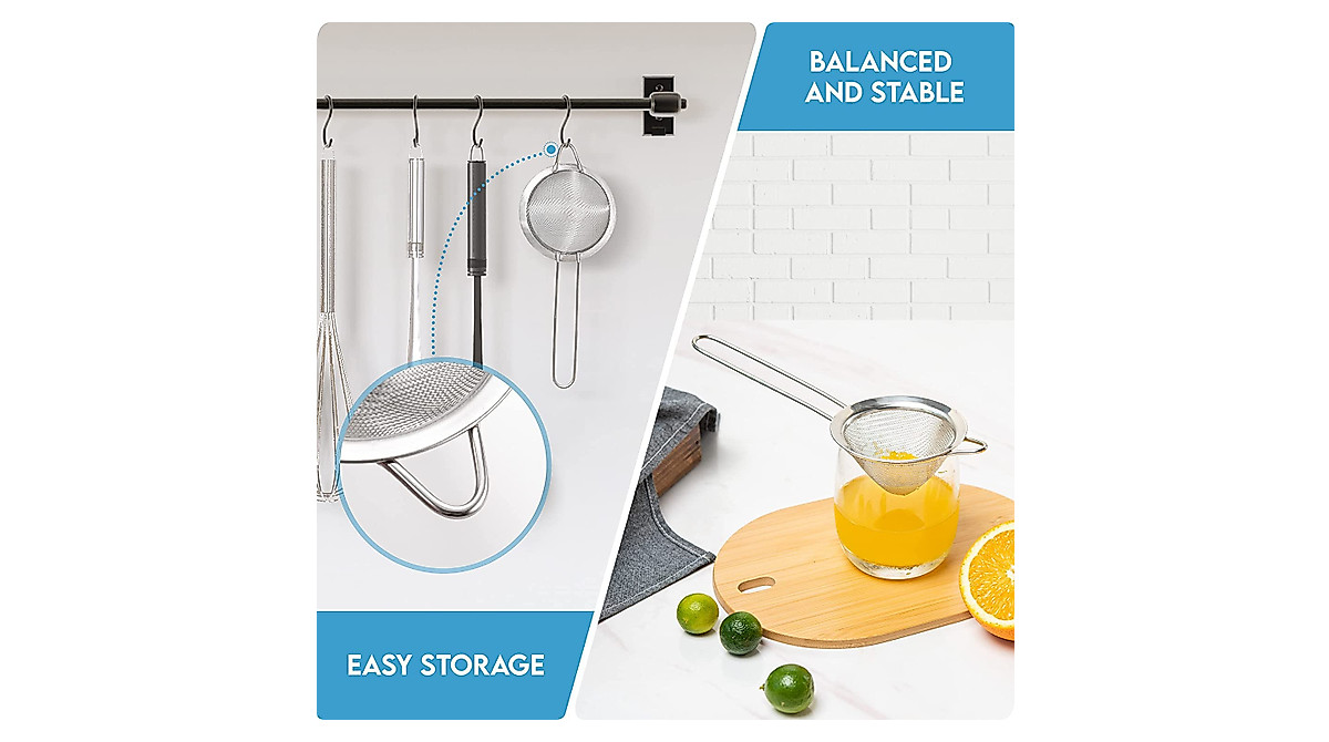 Kafoor Fine Mesh Strainer - Versatile & Durable Kitchen Tool