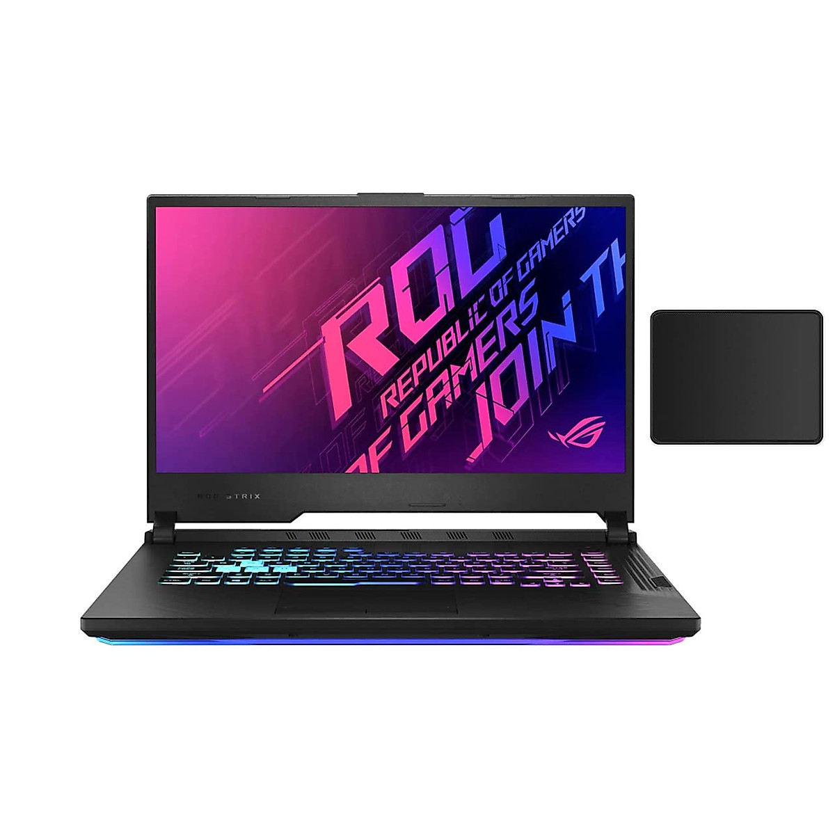 Asus ROG Strix G15 15.6" 240Hz FHD IPS Gaming Laptop | Intel 8-Core i7-10870H | GeForce RTX 2060 | 16GB DDR4 RAM | 1TB SSD | Backlit Keyboard | Windows 10 | with Mouse Pad Bundle