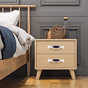 RODAILYCAY Cat 4 Packs Kitchen Drawer Pulls, Crystal Glass Cabinet Handles Pulls, Cupboard Door Knobs, Kitchen Hardware Pulls for Dresser Drawers