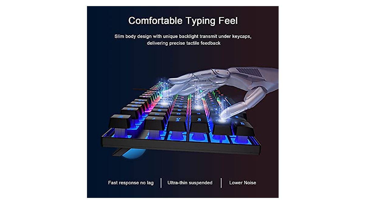 MFTEK RGB Gaming Keyboard and Mouse Combo - Enhance Your Game
