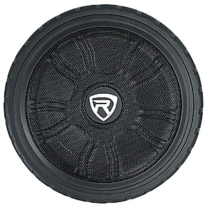 Rockville WHEEL OF BASS 8" Slim Under-Seat Powered Truck/Car Audio Subwoofer Sub
