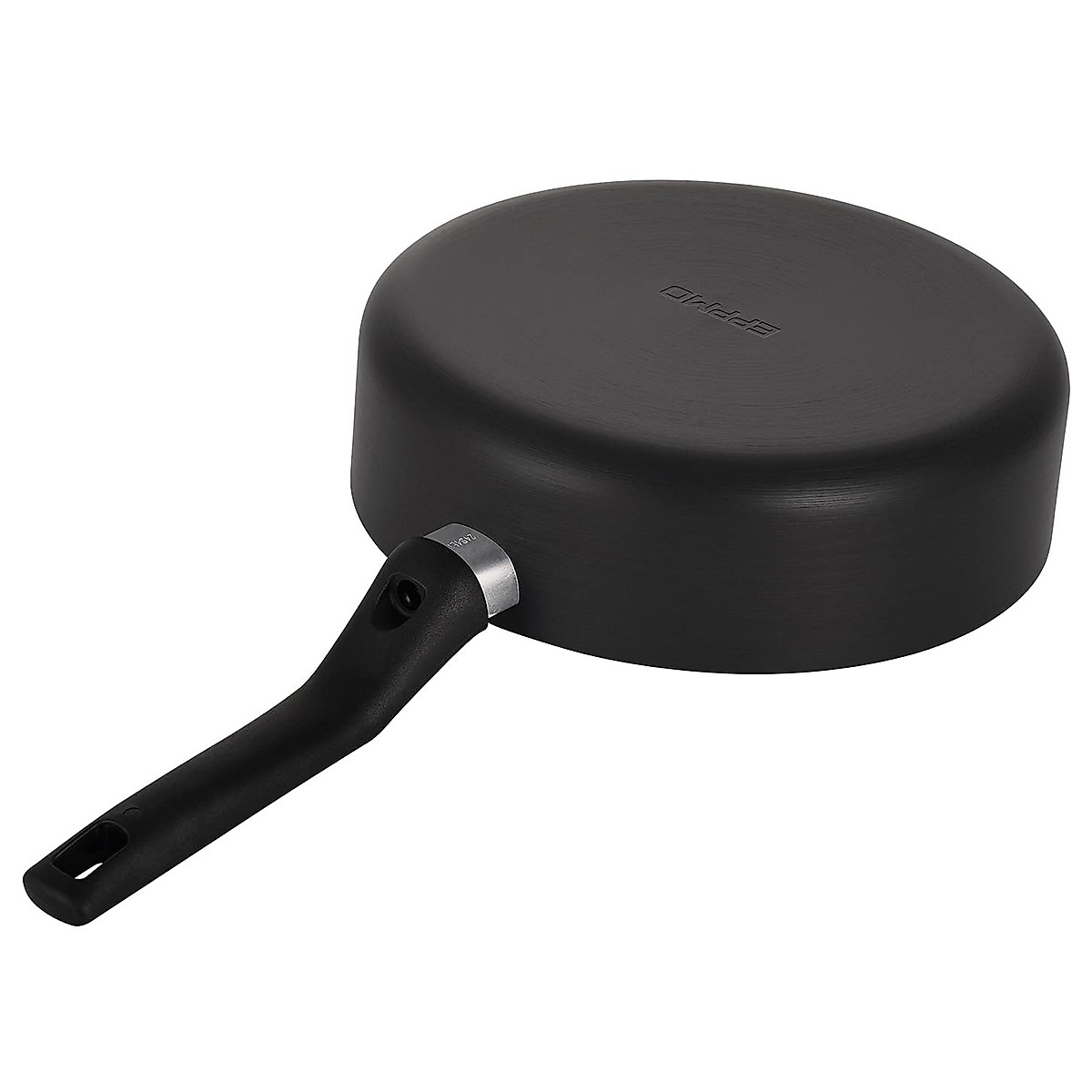 EPPMO Hard-Anodized Nonstick Saute Pan with Lid, Bakelite Handle, 3.2 Quart