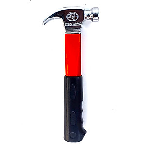 Meiegens Open Flame Butane Lighter, Axe Hammer Shaped Butane Lighter,Refillable Novelty Tool Lighter for Outdoor Indoor(Without Gas) (Hammer Red)