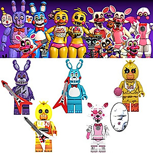 11 Xoerotk FNAF Action Figure, 24PCS 5 Nights Freddy Toys FNAF Gift Set Party Favors