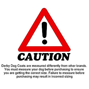 Derby Originals Ruff Pup 1200D Ripstop Waterproof Reflective Winter Dog Coat with Neck Cover and Harness Compatible Opening 220G - 17