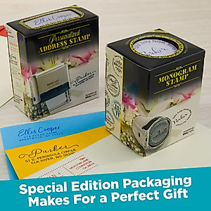 Customized Return Address Stamp - Choose from Many Styles and 15 Ink Colors - Personalized Self Inking Stamp