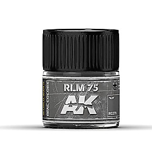 AK Interactive Real Color Air Single Paint Line 10ml - RC206 thru RC284 Color: RLM 75 - RC279