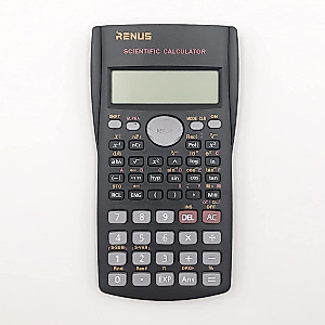 RENUS 8 Packs, 2-Line Engineering Scientific Calculator Function Calculator for Student and Teacher 16 AAA Batteries Included