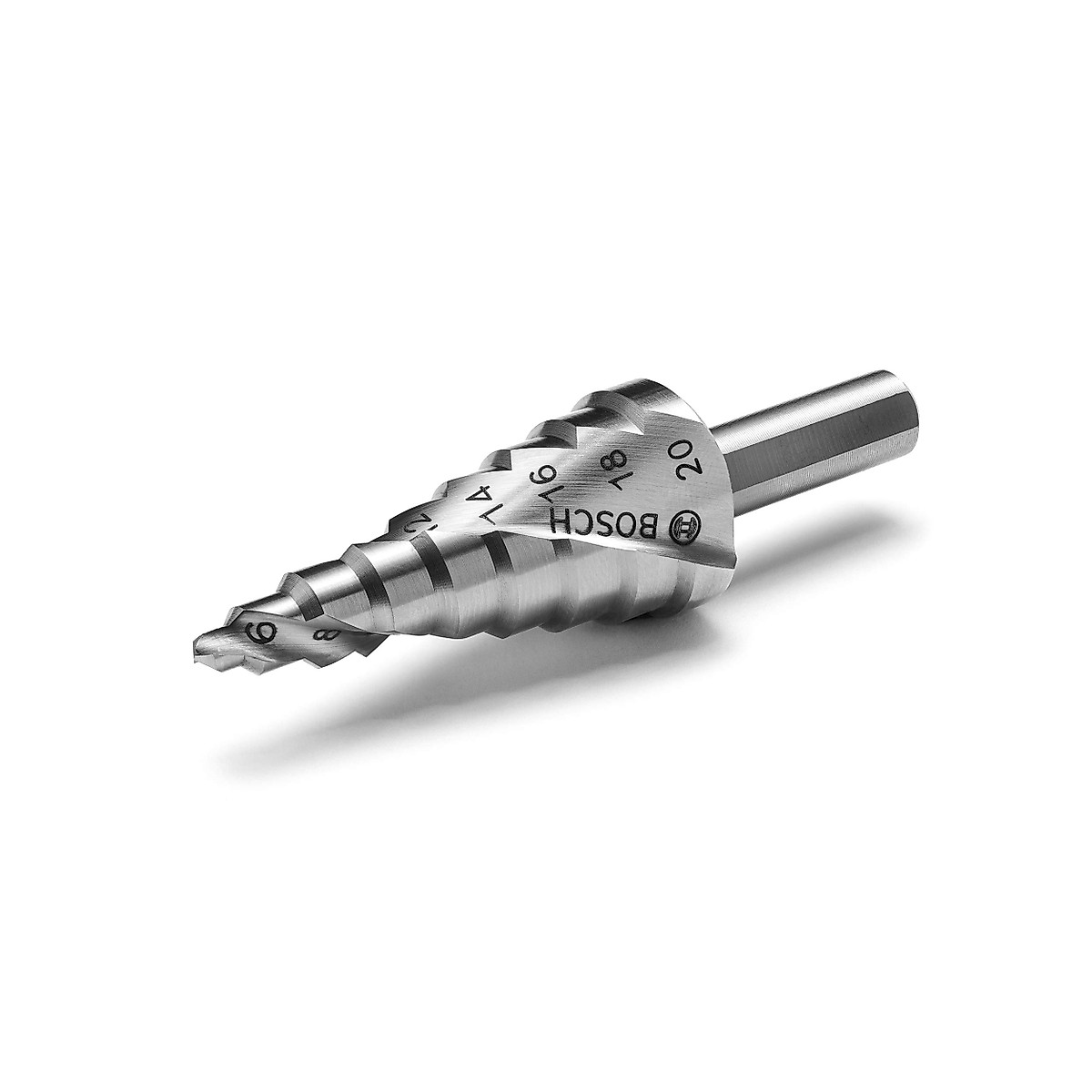 Bosch Professional 260925C138 HSS Step Bit (for Metal and Plastic, Ø 4 – 20 mm, Length 70.5 mm, Drill Accessories)