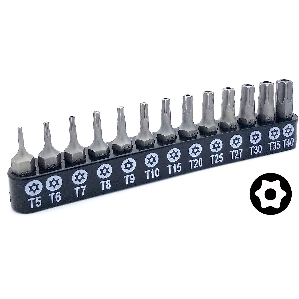 VETCO Security Torx Bit Sets T-5 - T40 (13-Piece)