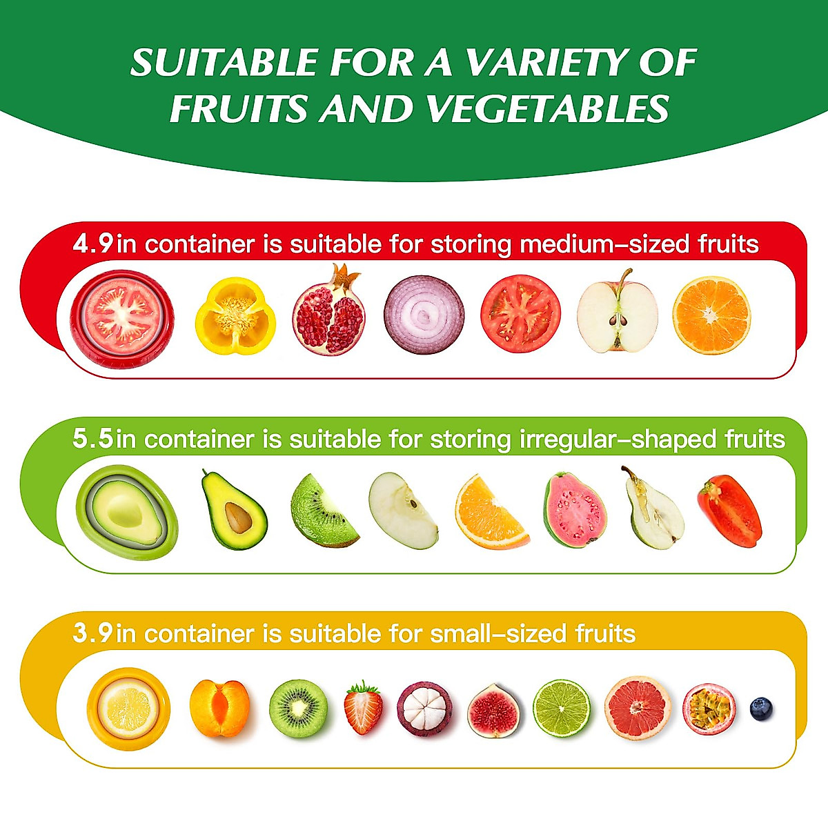 Avocado Saver - 4PCS Reusable Silicone Food Savers Avocado Keeper for Refrigerator Avocado Holder Saver Keeper Onion Holder Potato and Onion Storage Great for Avocado Onions Lemons Potatoes etc