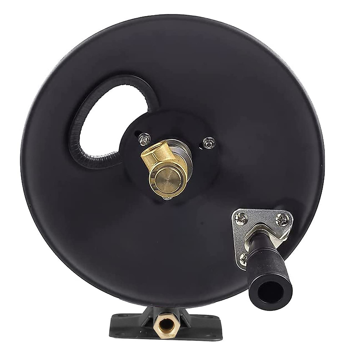 MAVPAWIY High Pressure Hose Reel 50ft, Heavy Duty Steel Hose Reel 4000PSI 3/8"NPT Pressure washer hose reel liquid use(Hose not Included)