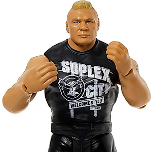 MATTEL WWE Brock Lesnar Top Picks Action Figures, 6-inch Posable Collectible & Gift for Ages 6 Years Old & Up