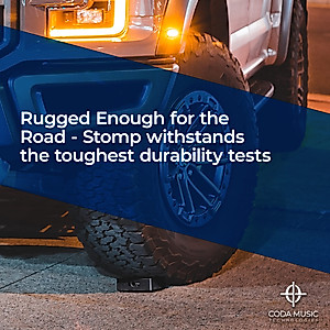 STOMP Bluetooth Page Turner Pedal for Tablets - Hands-Free Footswitch Pedal & App Controller - Compatible with IOS, Kindle Fire, iPhone, iPad, Mac and Android - Made in USA by Coda Music Tech (Black)