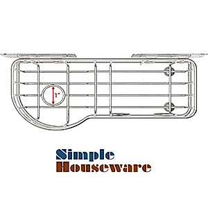 Simple Houseware Kitchen Sponge Holder with Adhesive Hooks