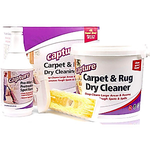 Capture Carpet Total Care Kit 400 & Capture Spot and Stain Remover (32 oz), Couch, Sofa Cleaner and Stain Remover - Bundle