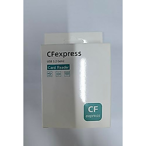 CFexpress Card Reader, Rocketek USB 3.1 Gen 2 10Gbps CFexpress Reader, Portable Aluminum CFexpress Memory Card Adapter Thunderbolt 3 Port Connection Support Android/Windows/Mac OS1